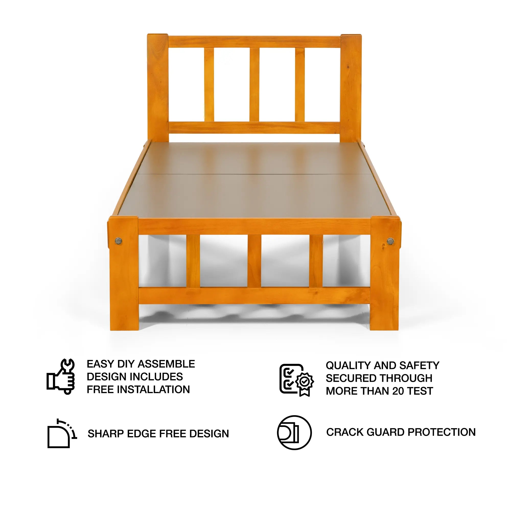 Solo Teak Single Bed | Perfect for Small Bedroom Ideas