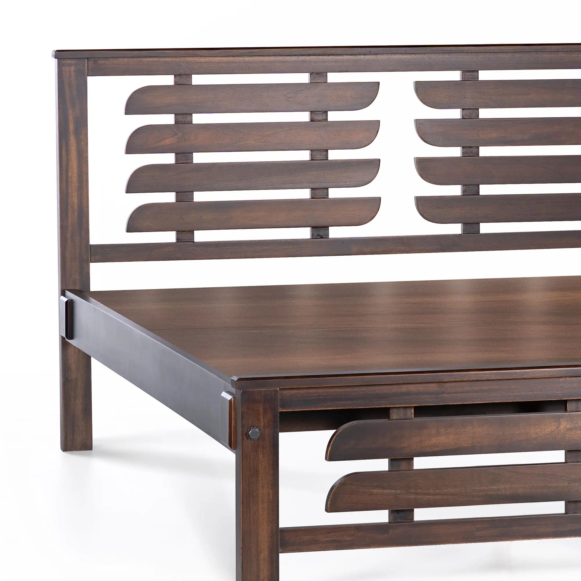 Enzo Super Solid Wood Bed Frame| Rub-le Furniture